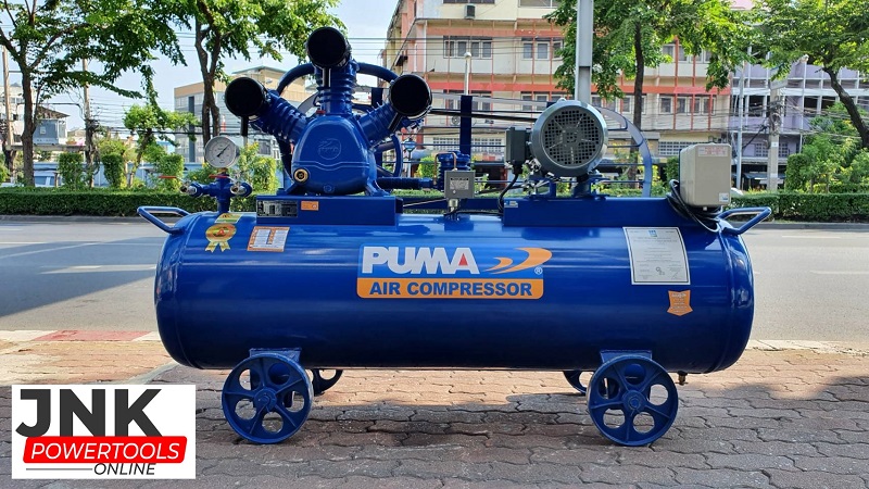 ปั๊มลมพูม่า 5 แรงม้า ปั๊มลมลูกสูบแบบสายพาน Puma 5 HP ปั๊มลม เครื่องอัดอากาศ รุ่น PP-35P